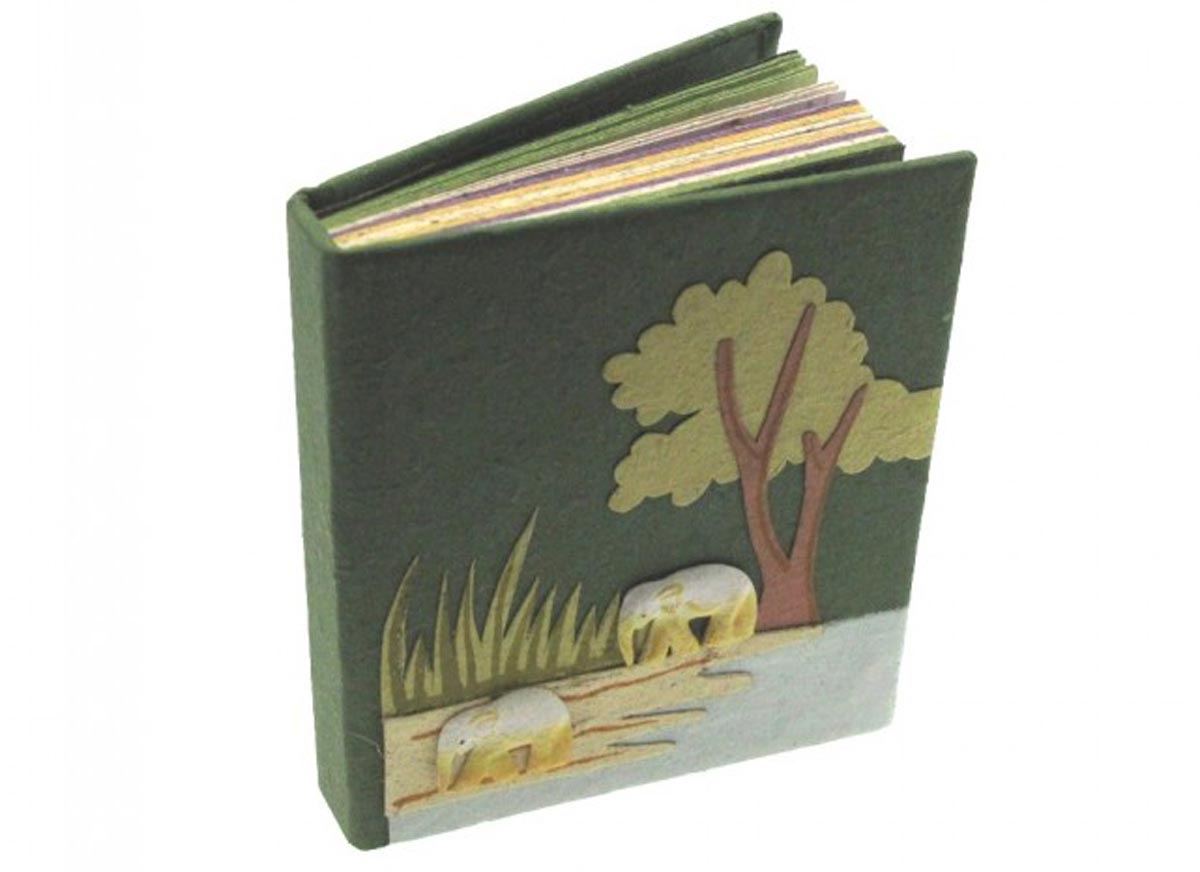 Elephant poo notebook | Eden Project Shop