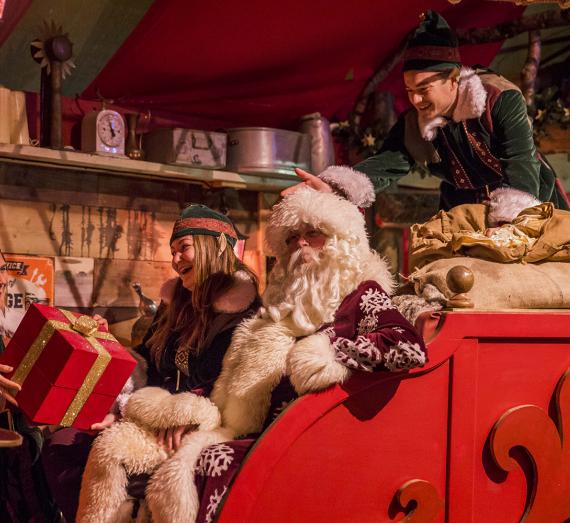 Father Christmas at the Eden Project | Eden Project