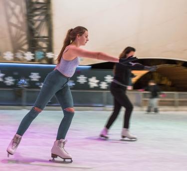 Ice skating lessons | Eden Project