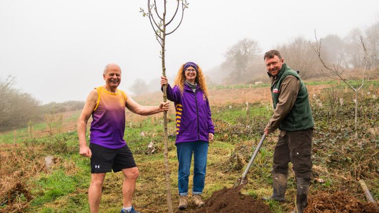 Eden Project plants 1400 trees thanks to marathon runners | Eden Project